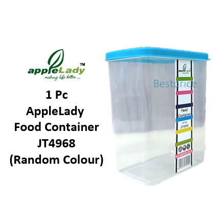 💯👍1pc AppleLady High Food Container Box JT4968 (Random Colour) | Shopee ...