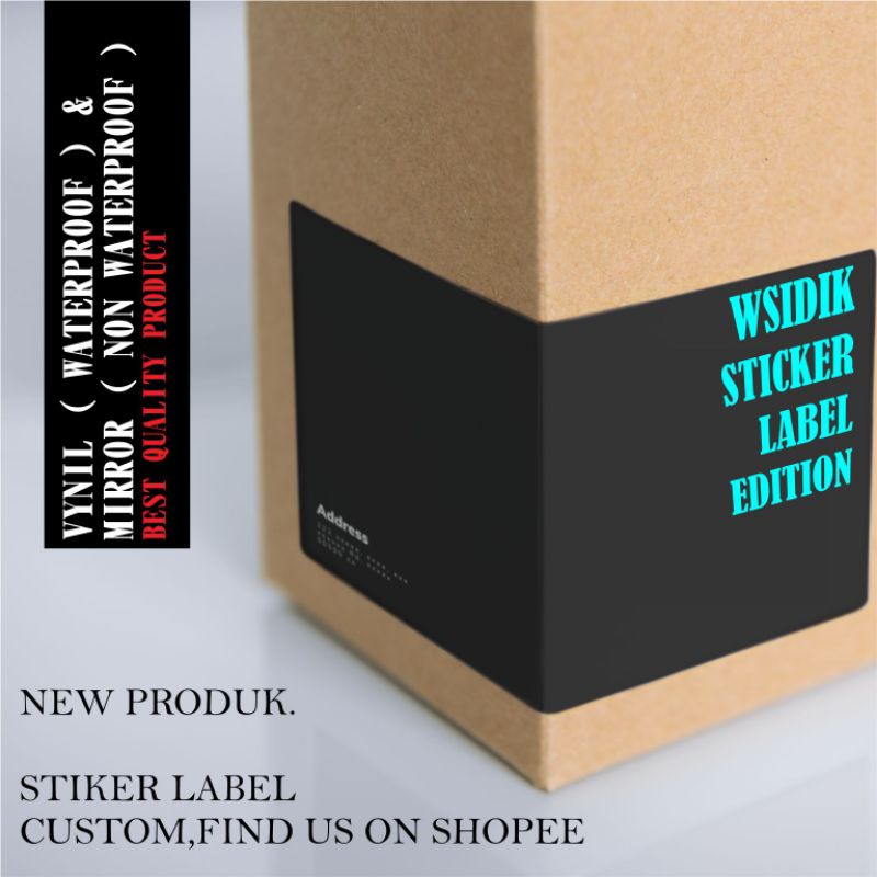 Waterproof LABEL STICKER | Shopee Malaysia