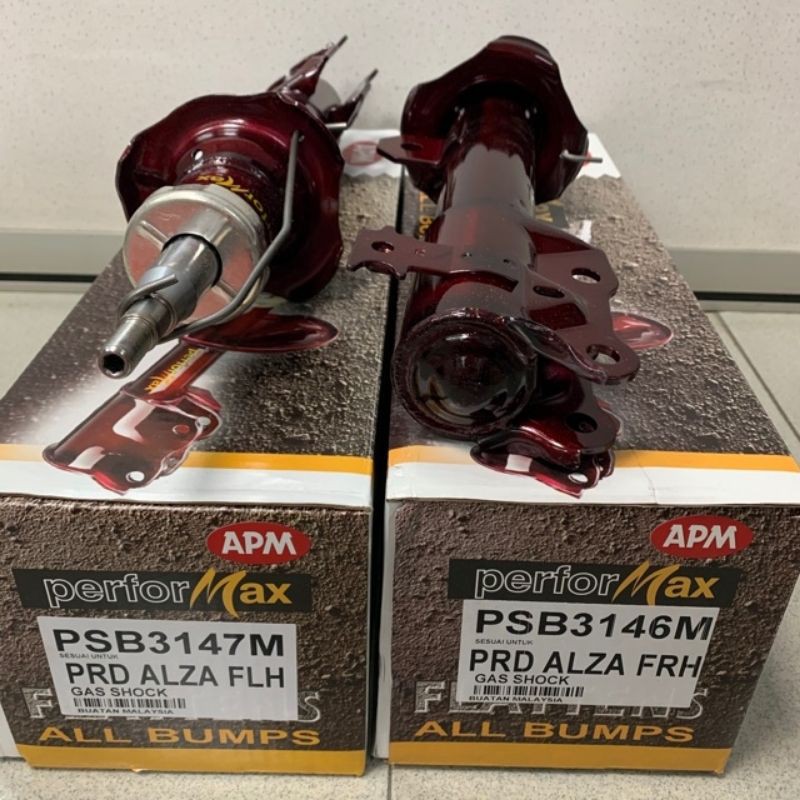 PERODUA ALZA ALL ABSORBER FRONT 1SET=2PCS APM PERFORMAX HEAVY DUTY ...
