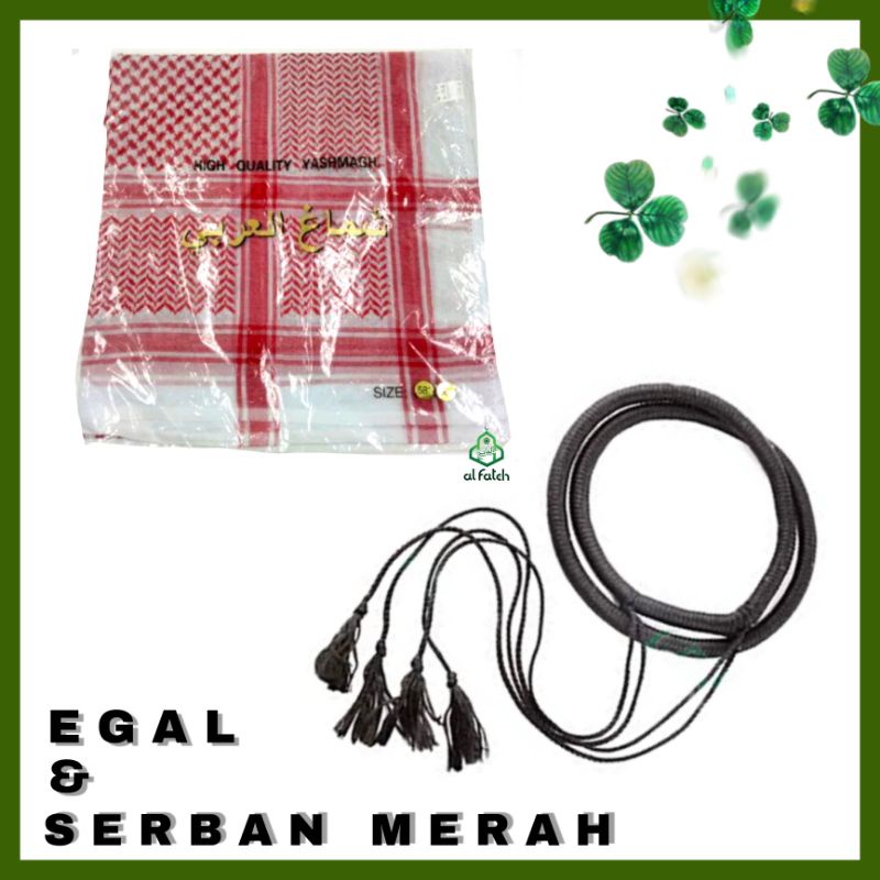 Igal Headband mesir pakai dengan serban | Bulatan lilitan Kepala Qatar Arab | Shopee Malaysia