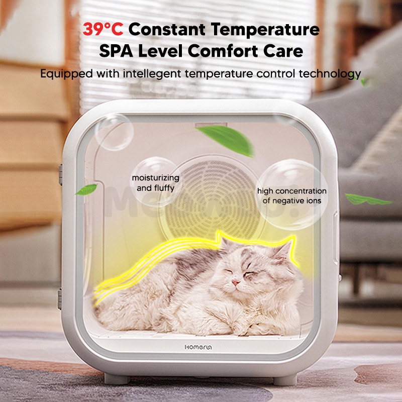 MeowLo HOMERUN 39°C Automatic Pet Drying Box Pet Dryer Box Smart Pet ...