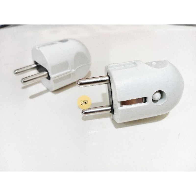 PUTIH White ROUND GROUND PLUG/PLUG | Shopee Malaysia