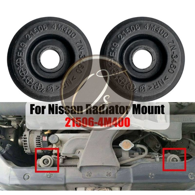 Nissan Radiator top mounting Bush rubber upper ring Sentra Latio Livina ...