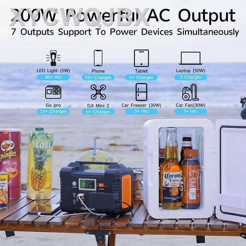 【newreadystock】 Portable Power Bank Solar Station Solar Generator ...