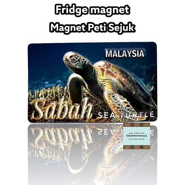 Fridge magnet sabah souvenir sabah borneo magnet peti ais | Shopee Malaysia