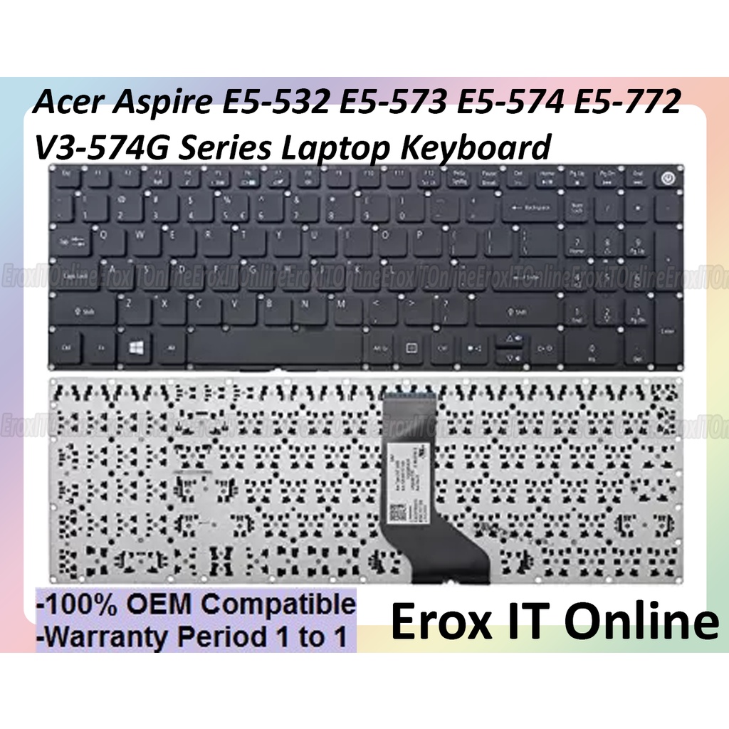 Acer Aspire E5-574 E5-573 E5-575 E5-523 E5-532 A315-21 ES1-533 A515-51G ...