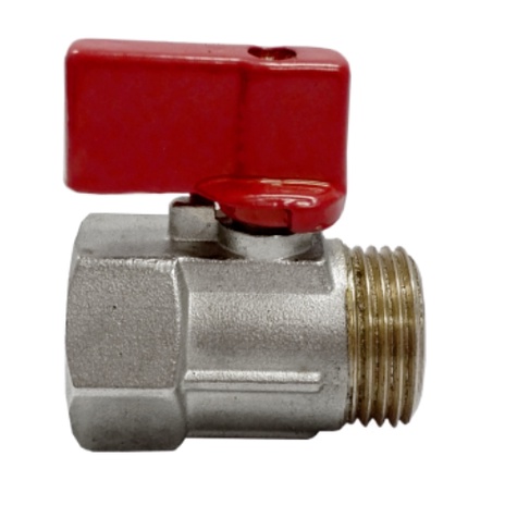 GP Italy 1/2" Pure Brass Mini Ball Valve / Stopcock F/F - M/F - M/M ...
