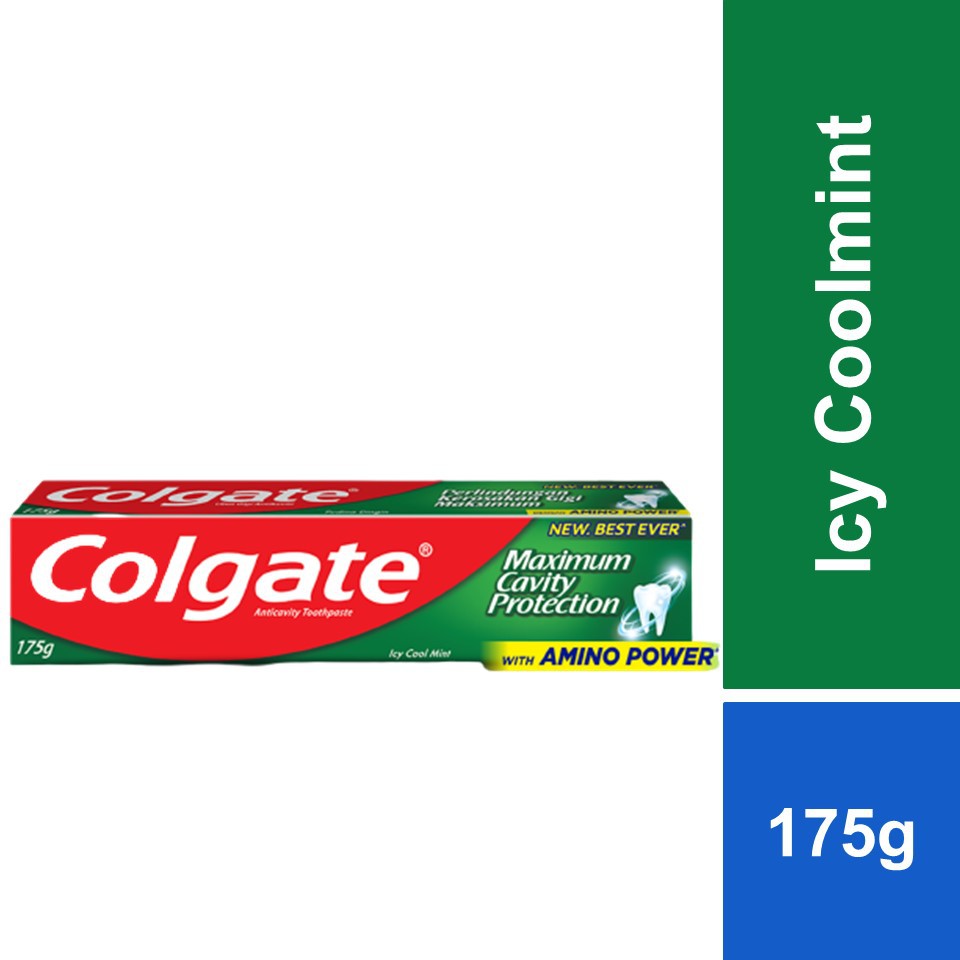 Colgate Maximum Cavity Protection Icy Cool Mint Toothpaste 175g ...
