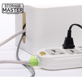 Premium Cable Management Storage Box Minimalist Muji Design Desktop ...