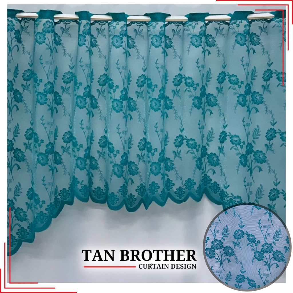 Ready Stock Skirting Curtain/Anak Langsir Tingkap (W)62" x (H)29 ...