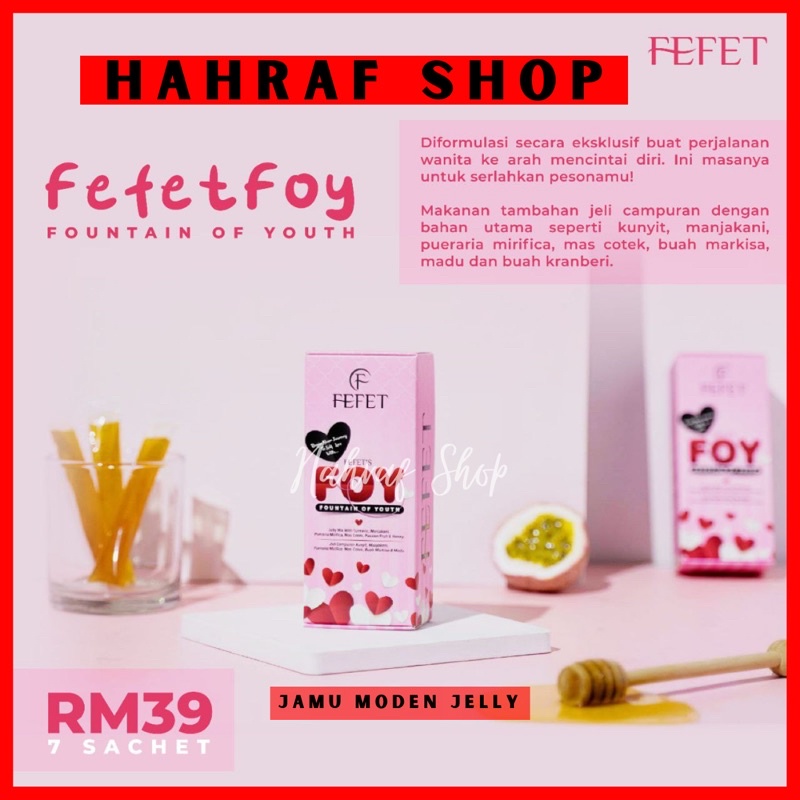 𝗙𝗘𝗙𝗘𝗧 𝗙𝗢𝗬 - 𝗝𝗔𝗠𝗨 𝗠𝗢𝗗𝗘𝗡 𝗝𝗘𝗟𝗟𝗬 💯 ORIGINAL HQ FEFET MALAYSIA | Shopee Malaysia