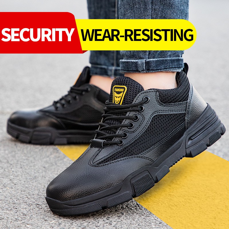 GUYISA safety shoes men original safety boot steel toe ultra-light ...