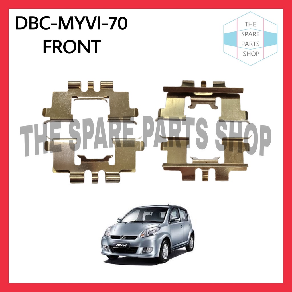 PERODUA MYVI OLD MODEL FRONT DISC BRAKE CLIP CALIPER CLIP 1PCS | Shopee ...