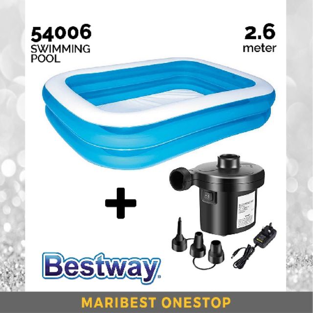 Bestway 2.62 Meter 54006 Inflatable Swimming Pool SOLO | Shopee Malaysia