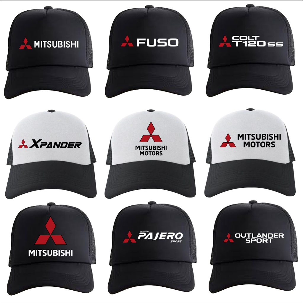 Men's Hat / trucker Hat MITSUBISHI MOTORS PAJERO CANTER FUSO XPANDER ...