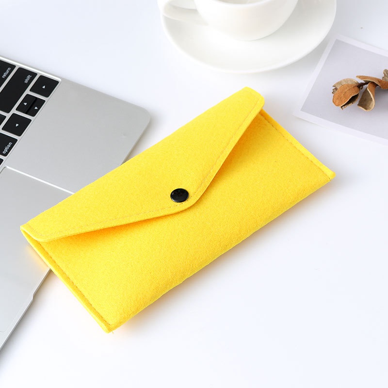 Women Long Wallet Felt Purse Bag Dompet Perempuan Felt Bag Women Purse ...