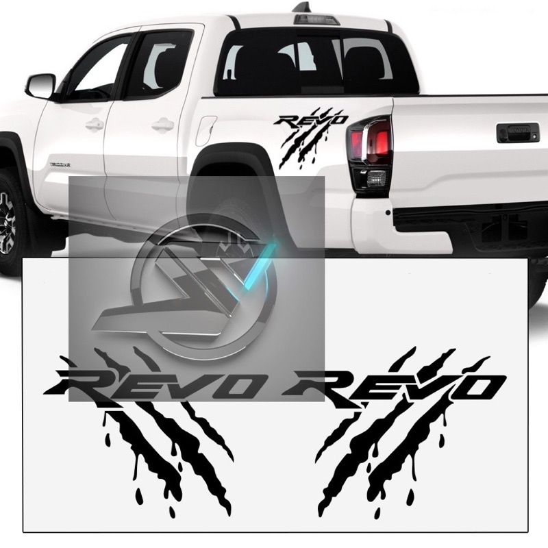(Ready Stock)S143# 2pcs 4x4 Toyota Hilux Revo Car Sticker | Shopee Malaysia