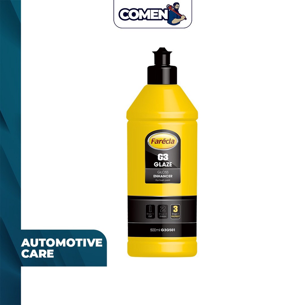 FARECLA G3 Glaze Gloss Enhancer 500ML Step 3 Automotive Car Polish Wax ...
