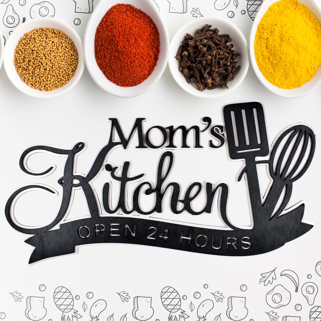 HIASAN DINDING Skandinavian KITCHEN MOM KITCHEN WALL DECORATIONS ...