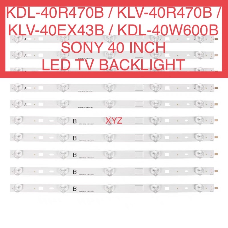 KDL-40R470B / KLV-40R470B / KLV-40EX43B / KDL-40W600B SONY 40 INCH LED ...