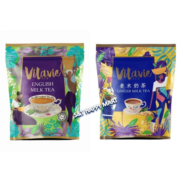Vilavie English Milk Tea & Ginger Milk Tea (15 sachet) | Shopee Malaysia