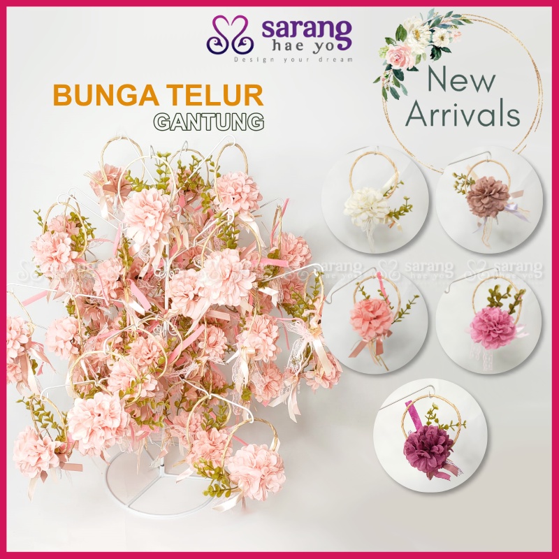 50PCS Bunga Telur Gantung Kenduri Kahwin Tunang Akikah Event Nikah ...
