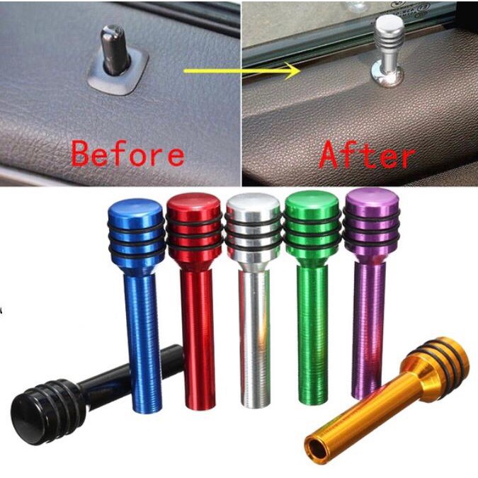 1pcs Universal Aluminum Interior Door Lock Knob Pins for Car Truck ...