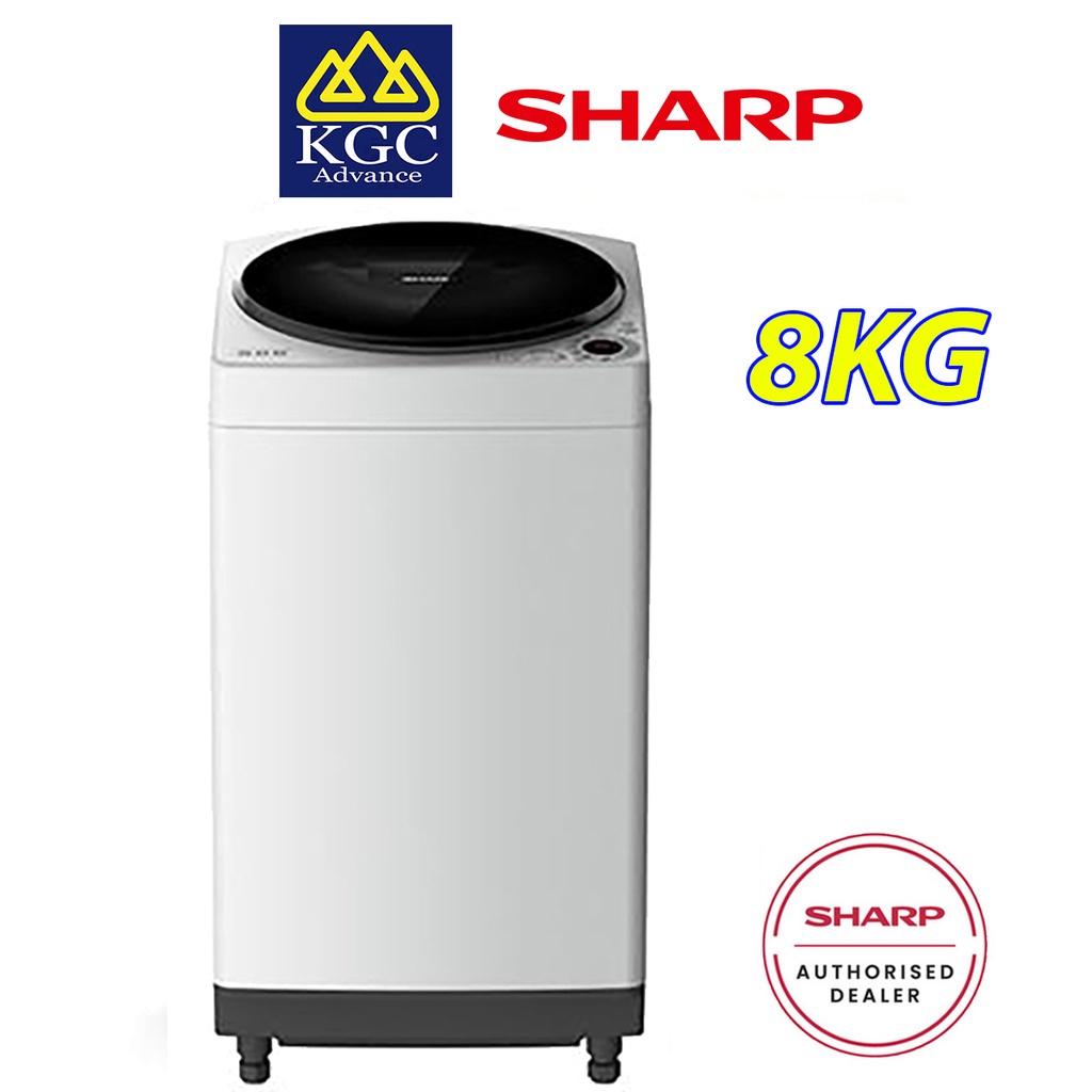 Sharp (8KG) No Hole Washing Machine ESW809H | Shopee Malaysia