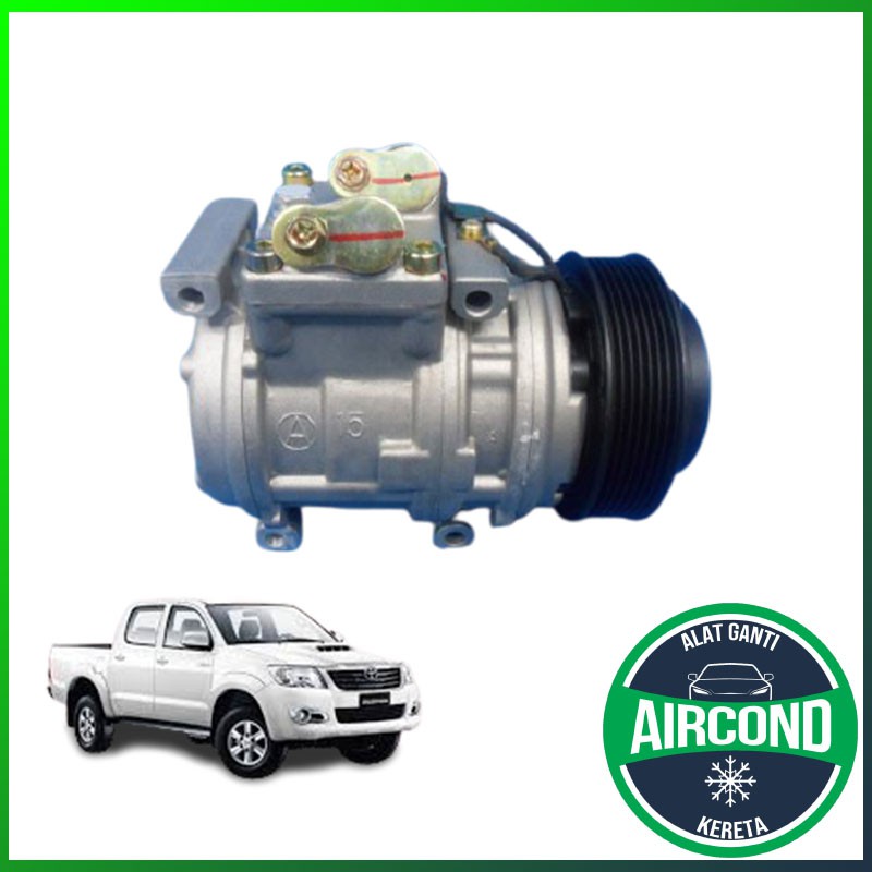 ACK TOYOTA HILUX VIGO 10S11C-10PA 15C ND 7PK (R) COMPRESSOR TH-8391 ...