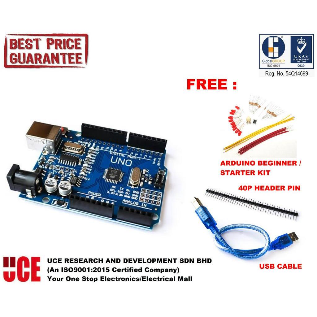 ARDUINO UNO R3 COMPATIBLE ATMEL ATMEGA328P CH340G DCC IMPROVED VERSION ...