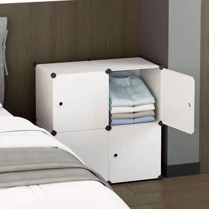 Compound plastic cabinet- 4-cell storage cabinet | Shopee Malaysia