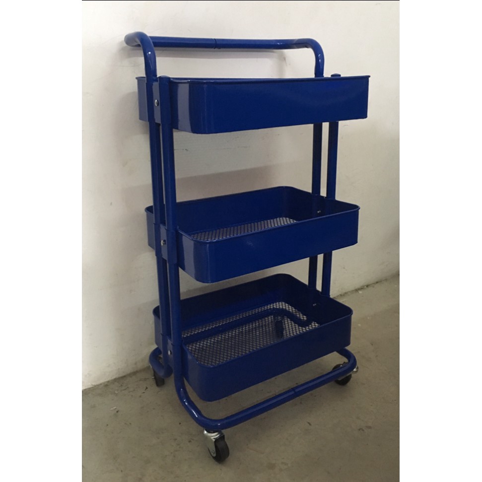 #3 TIER MULTI PURPOSE TROLLEY RACK(WITH HANDLE) | Shopee Malaysia