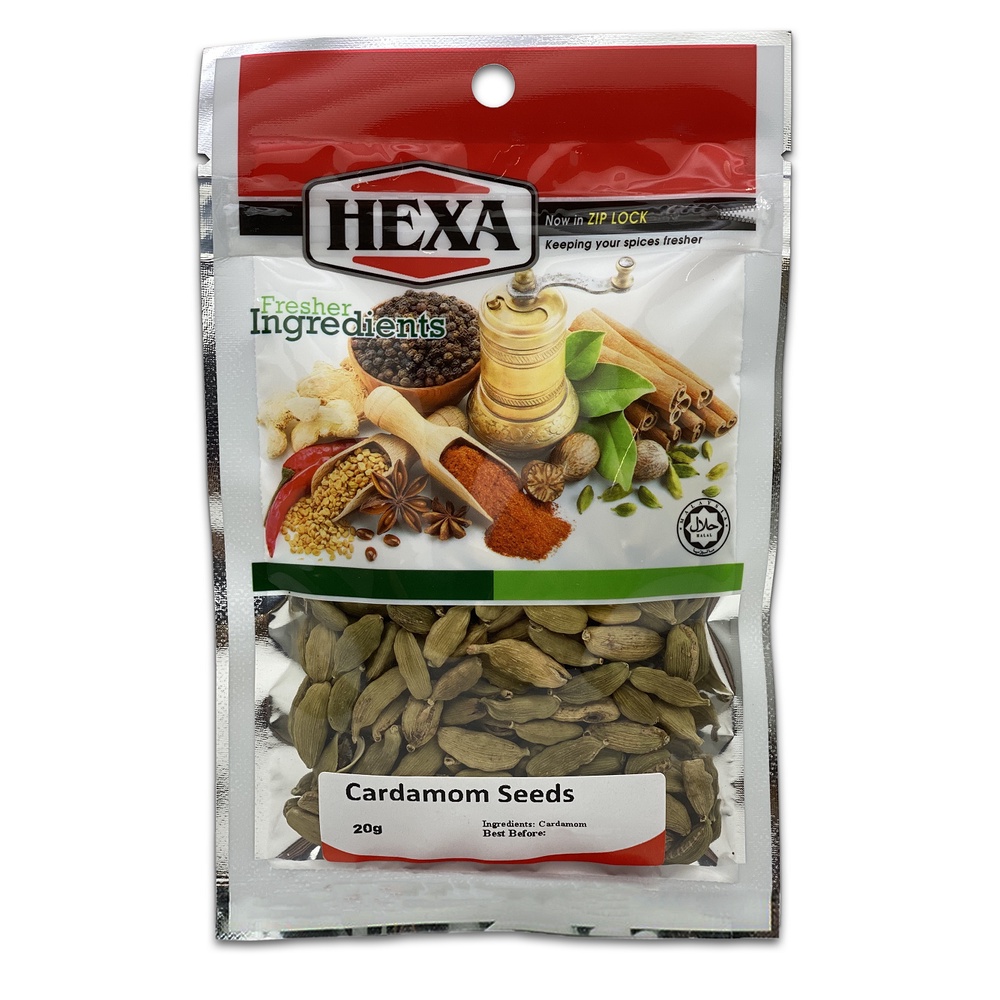 HEXA Cardamom Seeds Biji Buah Pelaga (20g) | Shopee Malaysia