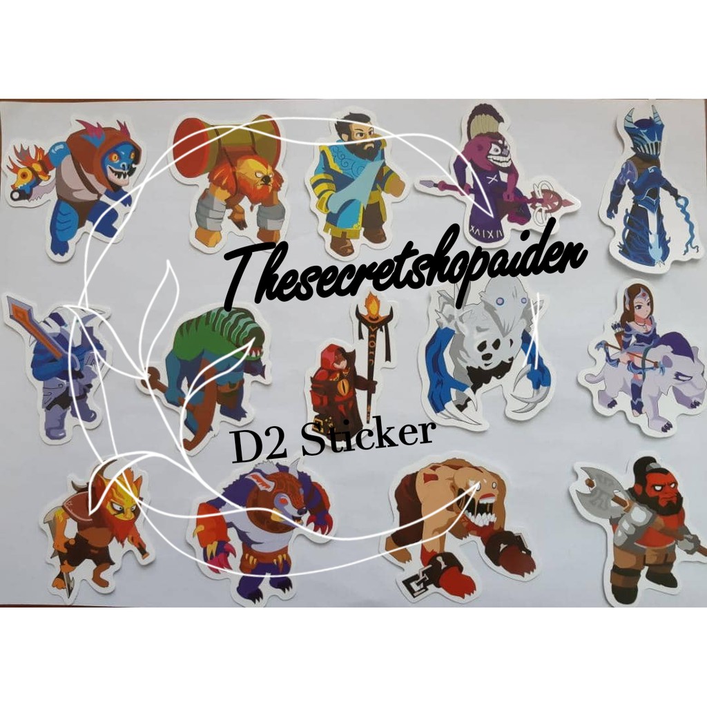 DOTA 2 Sticker ( Last 49 Pieces / Ready Stock / Brand New ) | Shopee ...
