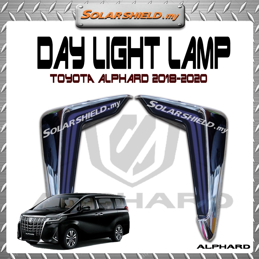 Toyota Alphard ANH30 Front Bumper LED Daylight DRL Light Lamp | Shopee ...