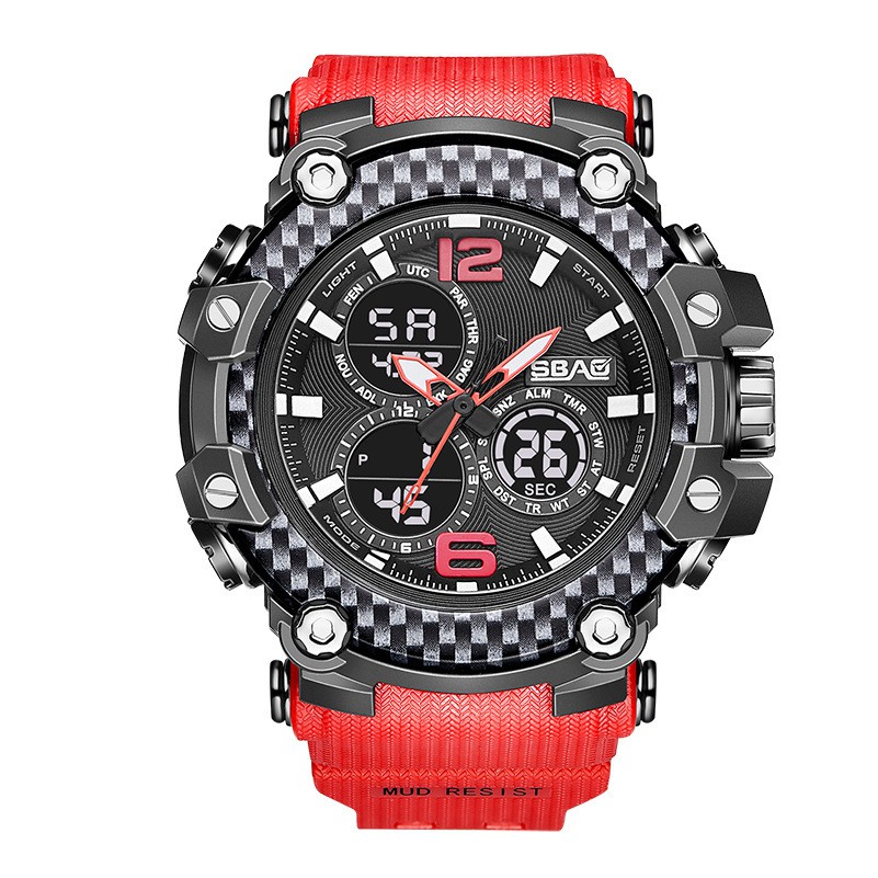 Sbao Racing sports watch, men's waterproof LED digital watch, military ...