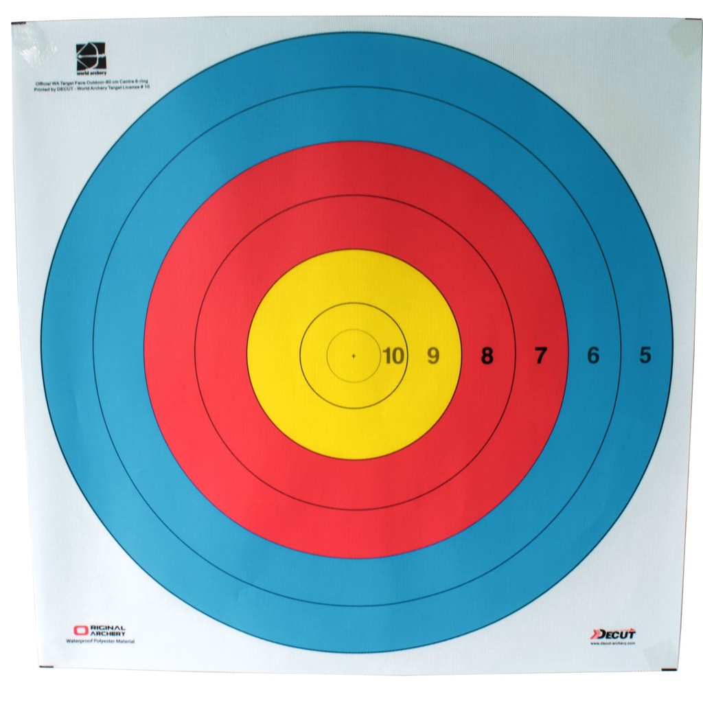 DECUT TARGET (122CM & 80CM) WA OUTDOOR WATERPROOF TARGET FACES | Shopee ...