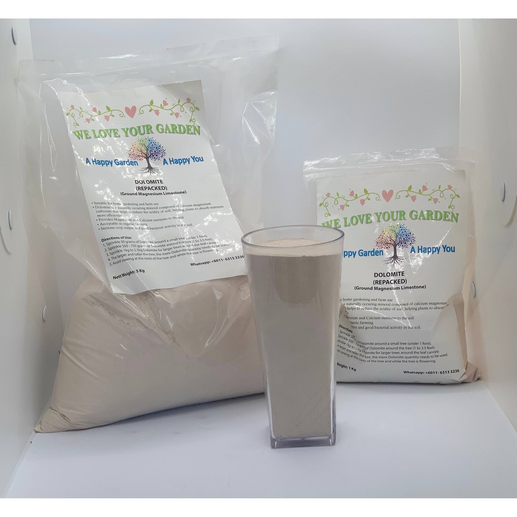 [1KG] DOLOMITE - High Grade & Super Fine (Sangat Halus) (Ground ...