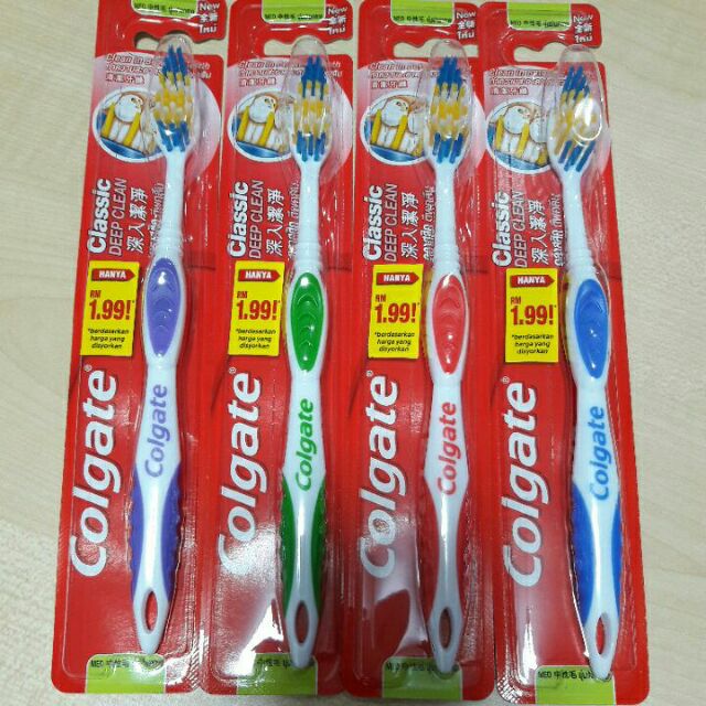 Colgate Toothbrush Classic Deep Clean | Shopee Malaysia