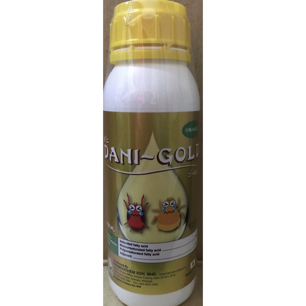 * ORIGINAL * Farmcochem Dani Gold 500ml / racun organic serangga / hama ...