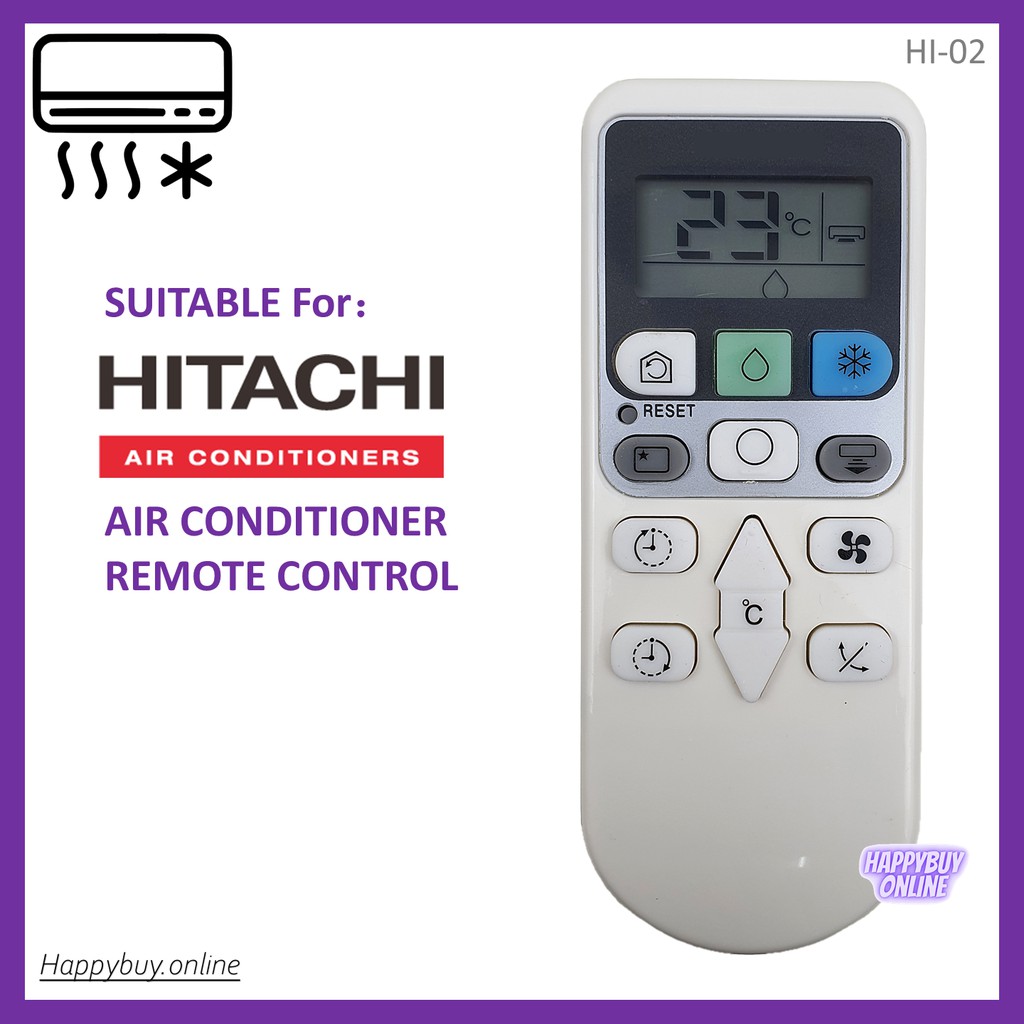 Hitachi Aircond Remote Hitachi Replacement Air Conditioner Remote ...