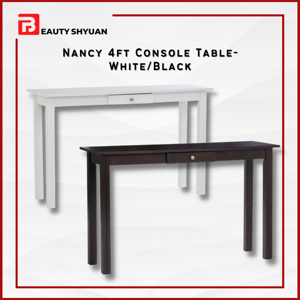 NANCY 4FT Console Table Kids Study Table Study Desk Writing Table Meja Belajar Meja Study Meja ...