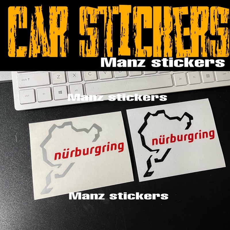 [24 HOURS SHIP] STIKER KERETA NURBURGRING / CAR STICKER NURBURGRING ...