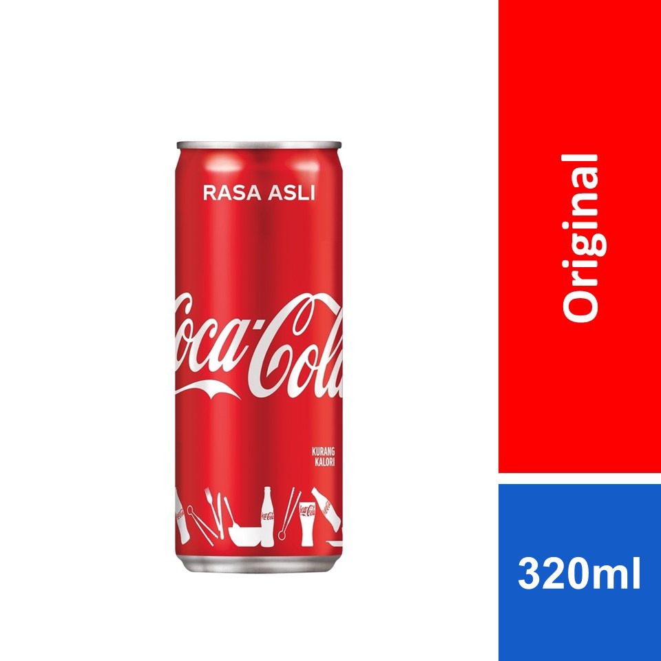 Coca-Cola Can Rasa Asli 320ml | Shopee Malaysia