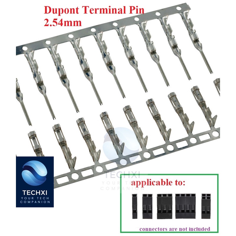 Dupont Terminal Pin Connector Male / Female Pin - 2.54mm | Shopee Malaysia