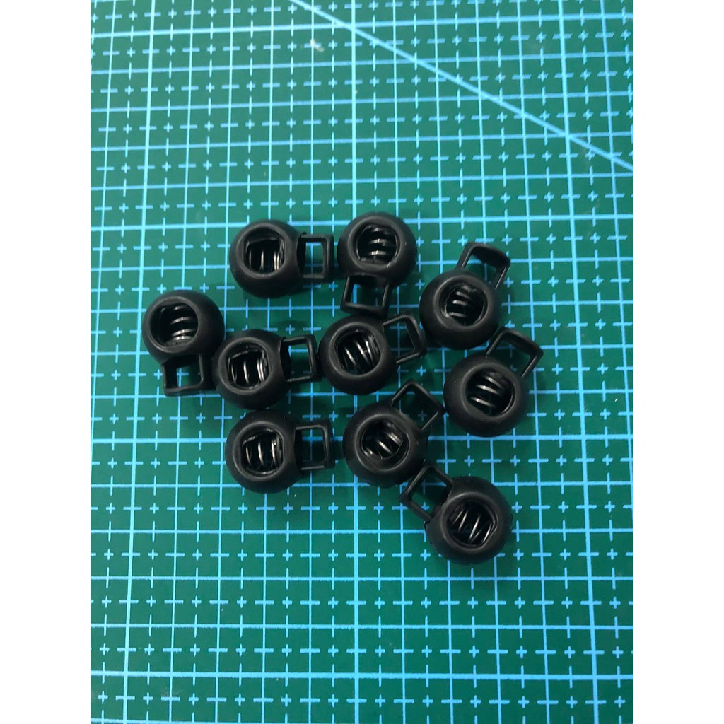 （READY STOCK-SHIP TODAY Plastic Rope Buckle Single Hole Spring Cord ...