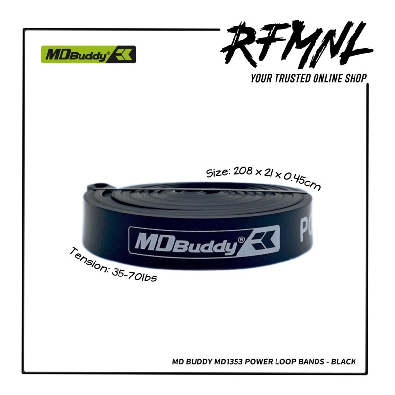 Md Buddy Power Loops MD1353(Black) | Shopee Malaysia