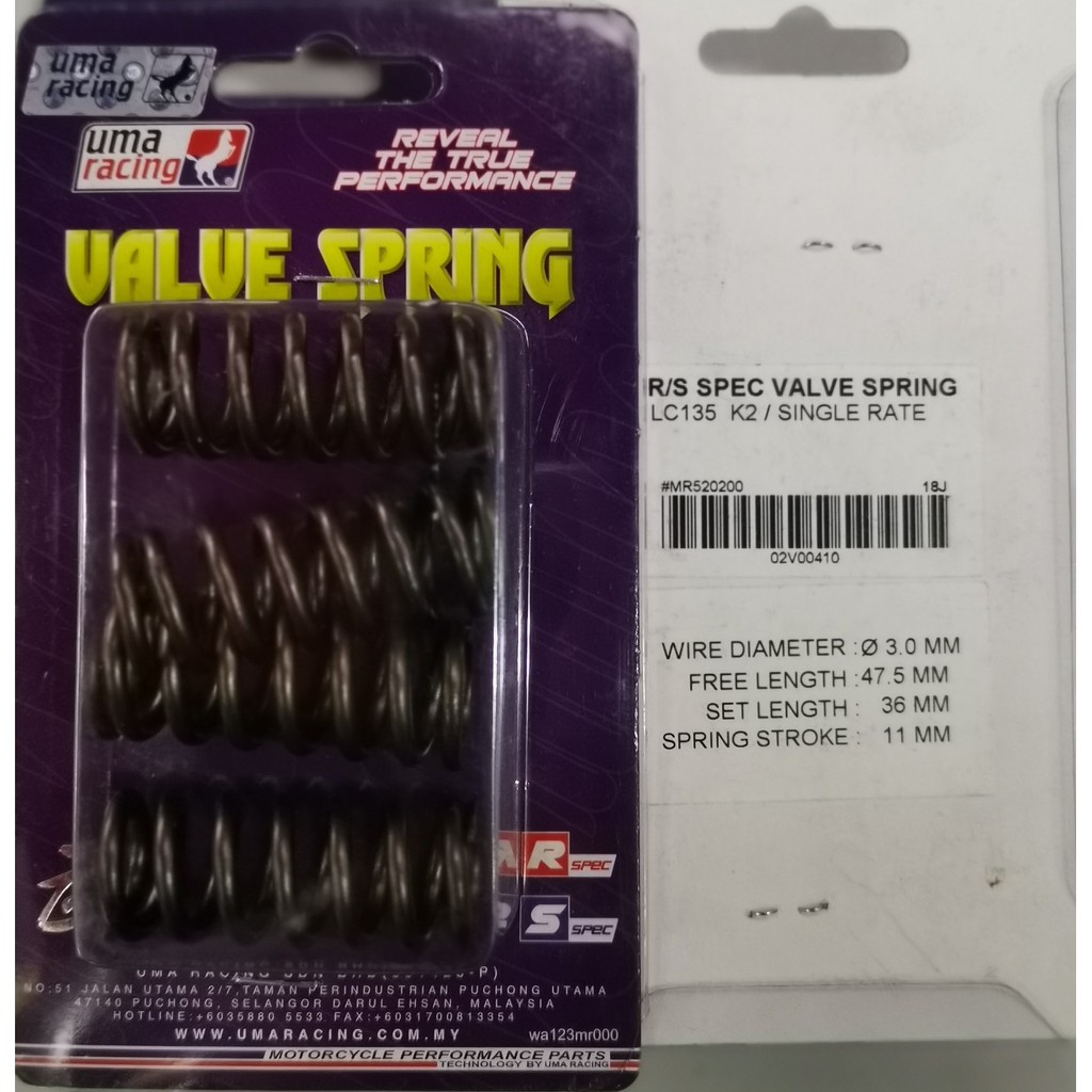 UMA RACING LC135 K2 VALVE SPRING SET | Shopee Malaysia