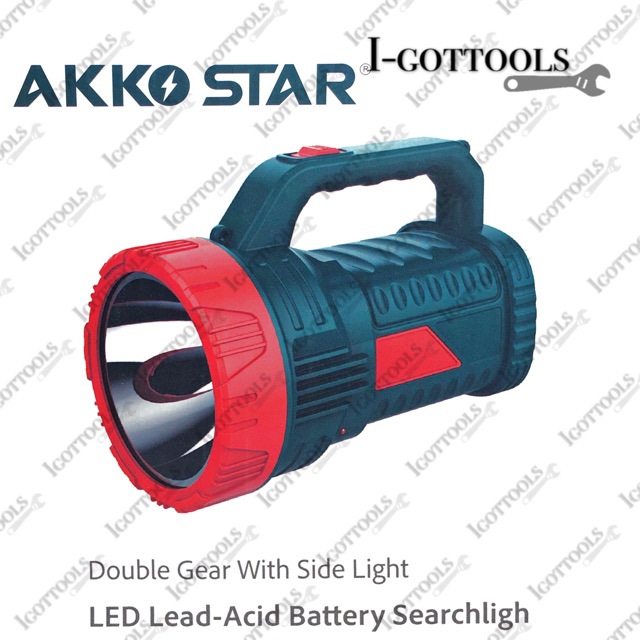 AKKO STAR (AK-87283) 15w Rechargeable Double Gear With Side Light LED ...