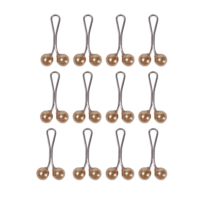 Jifang 12pcs/set Colorful Pearls Muslim Hijabs Pins U shape Hijab Clips ...